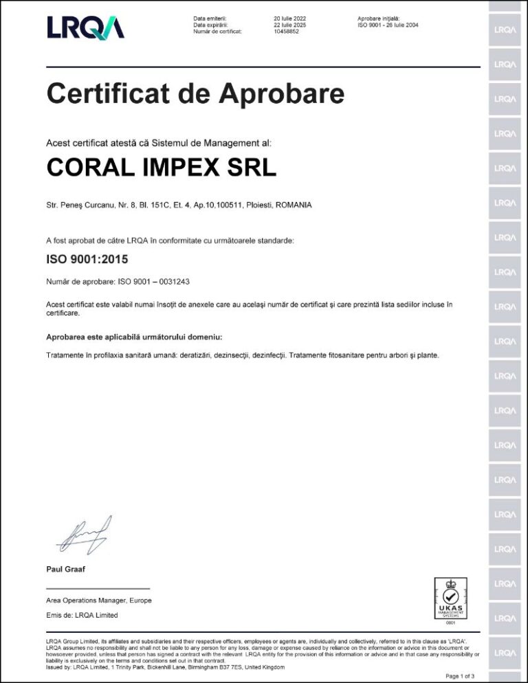 Tratamente Fitosanitare | Coral Impex - din 1993 | Lider